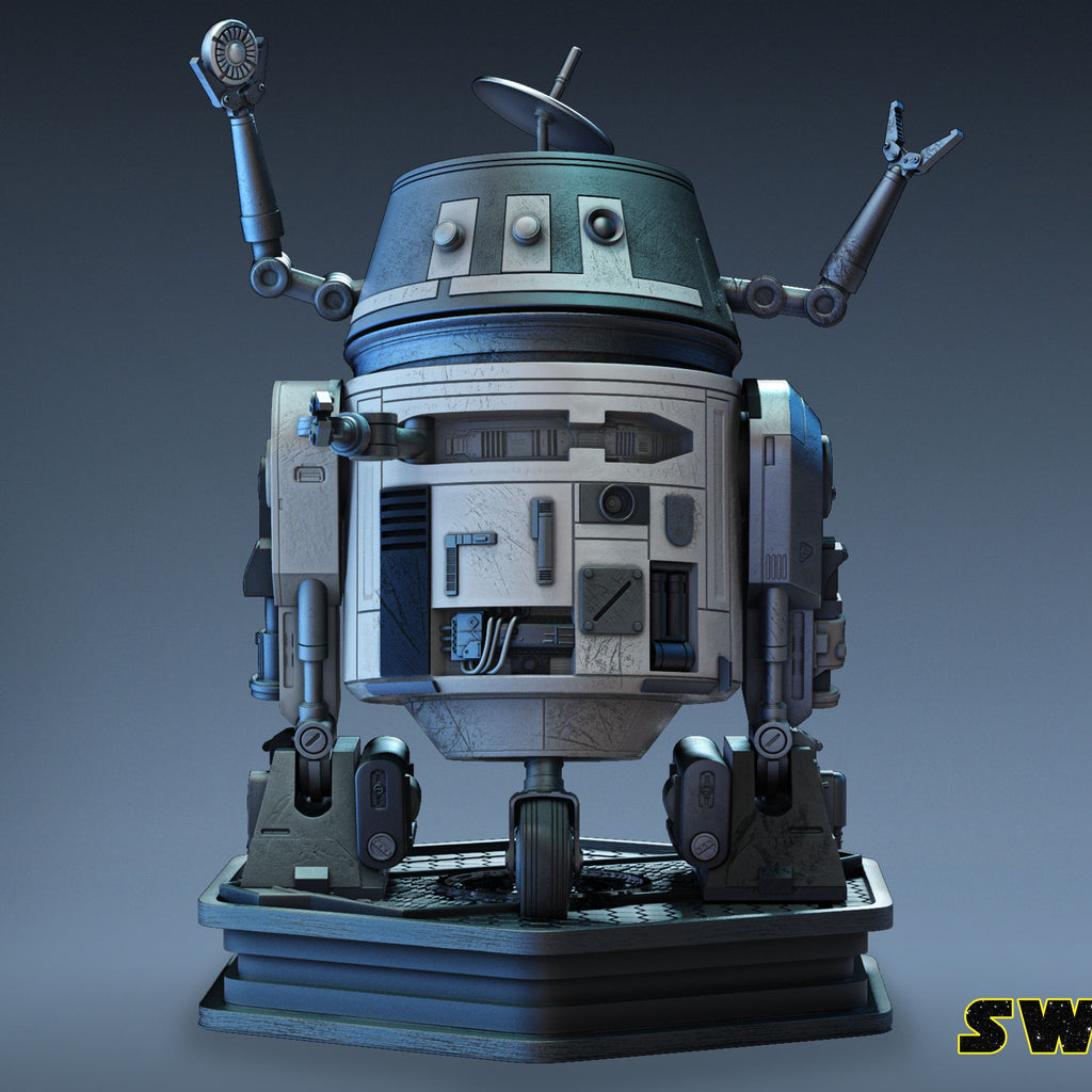 Chopper C1-10P Sculpt (Fan Art) Star Wars - 6 or 12 Scale - 3D Print ...