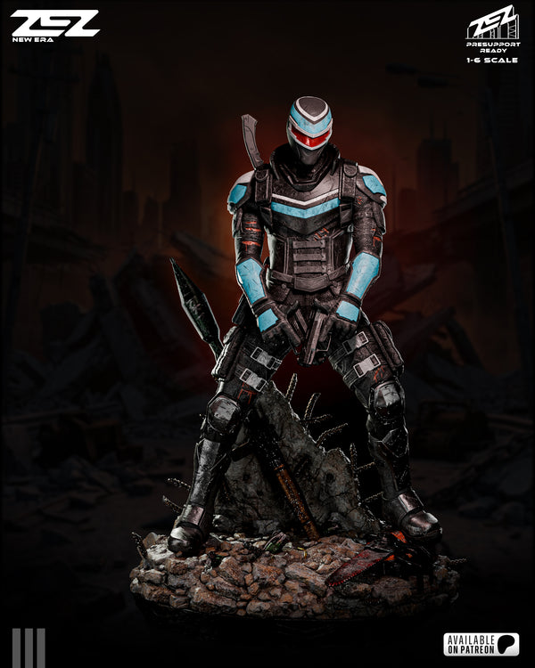 Vigilante 3D printed model kit Statue Bust 6 scale – ModelShack