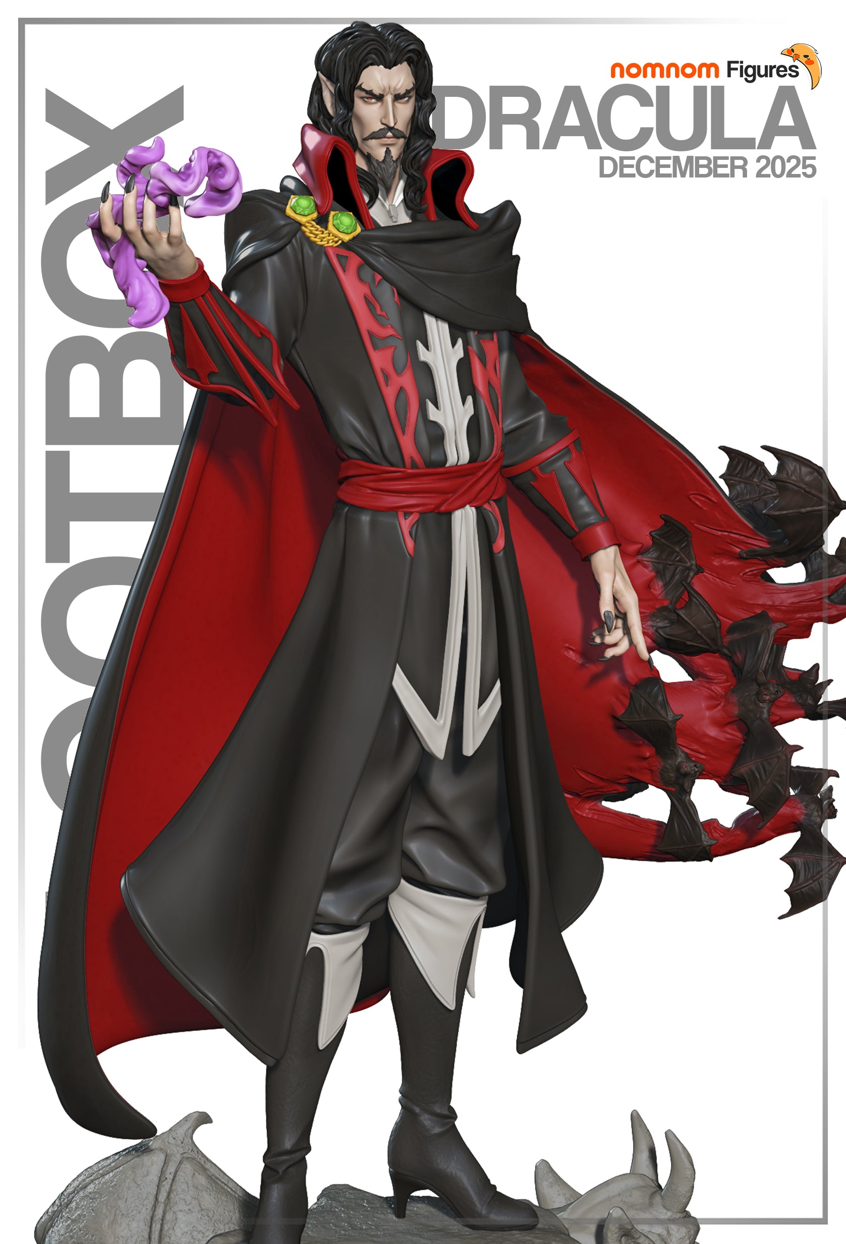 Dracula Vlad Tepes (Castlevania) 3d Printed Model Kit – ModelShack