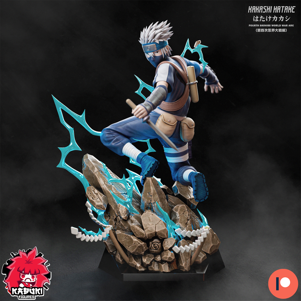 Kakashi Young (Fan Art) Naruto - 153mm - 3D Print Kit – ModelShack