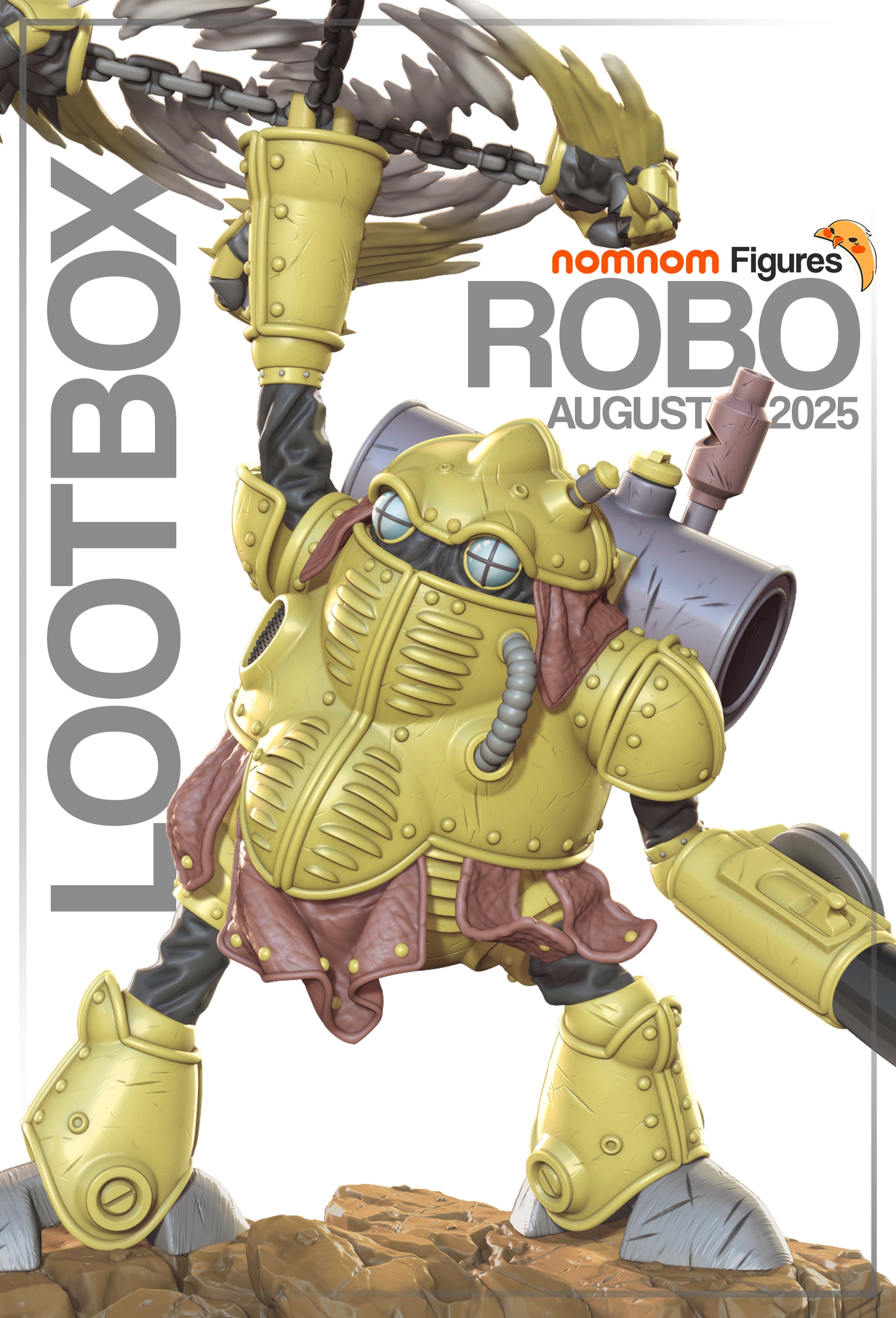 Robo (Chrono Trigger) 3d Printed Model Kit – ModelShack